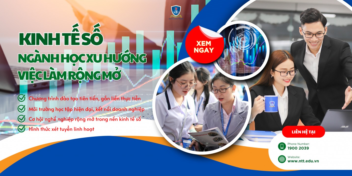 Kinh tế số – Ngành học xu hướng, việc làm rộng mở tại Trường ĐH Nguyễn Tất Thành! - Faculty of ...